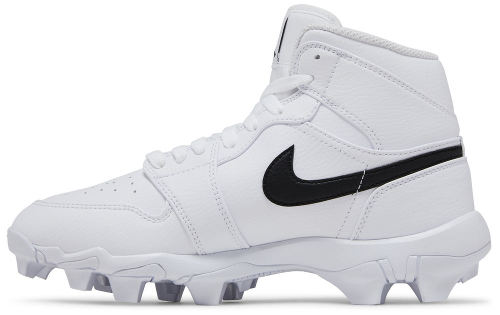 Buy Air Jordan 1 Mid Cleat GS 'White Black' - HF6883 100 | GOAT