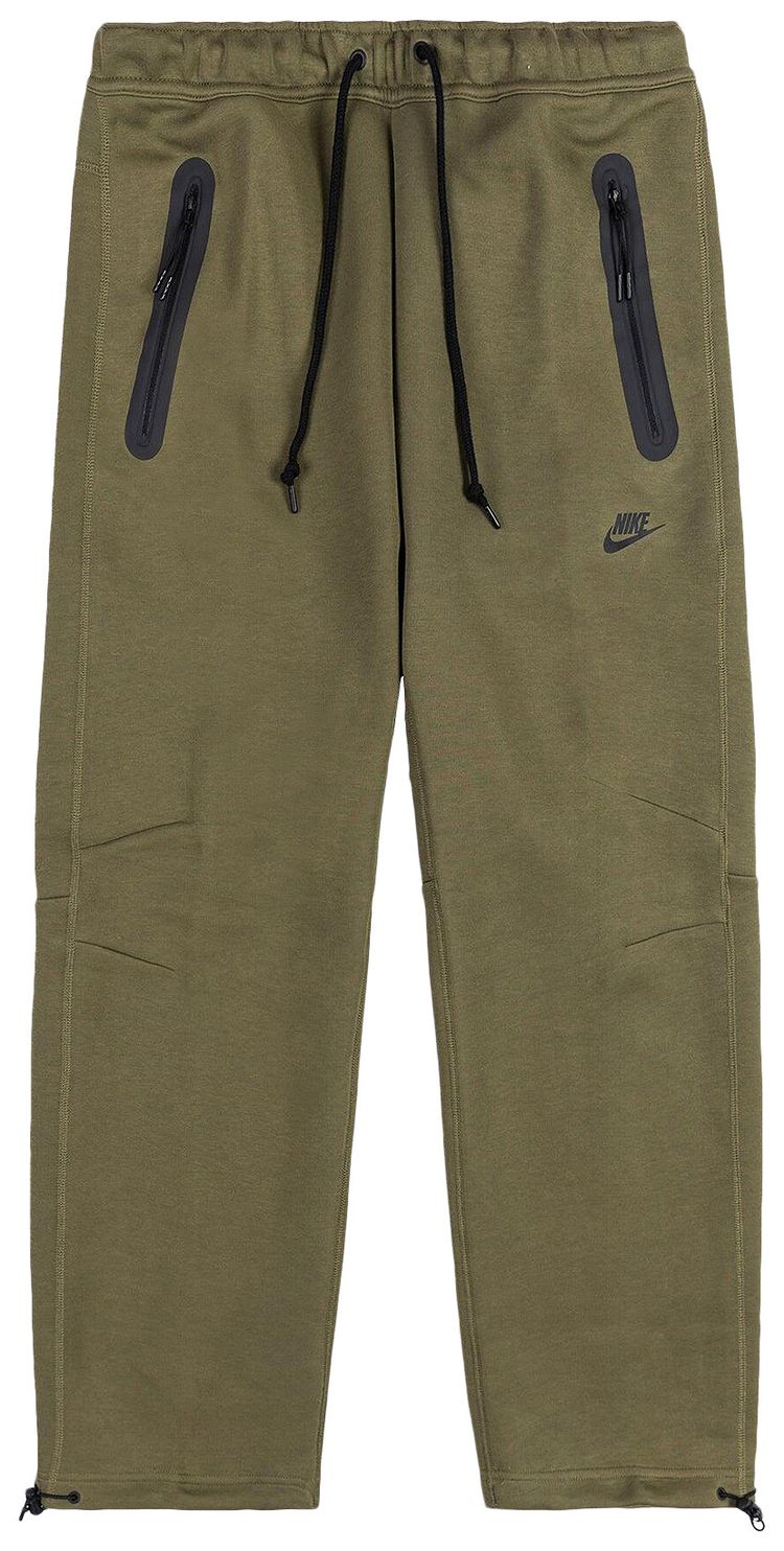 Buy Nike Sportswear Tech Fleece Open Hem Sweatpants Medium Oliveblack