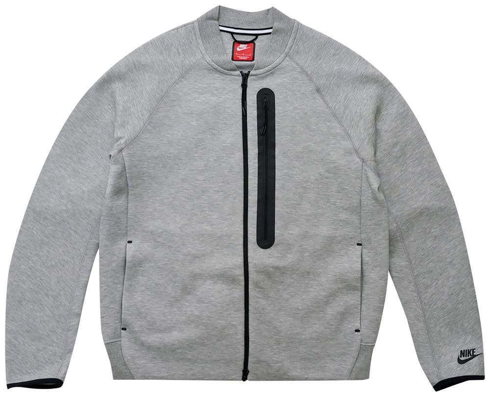 Buy Nike Sportswear Tech Fleece Bomber Jacket 'Dark Grey Heather/Black ...