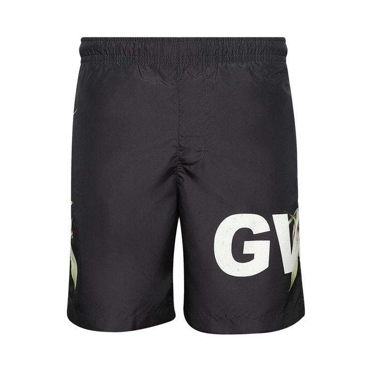 Buy Givenchy Swim Shorts 'Black/White/Yellow' - BMA00N1YFH 991 | GOAT