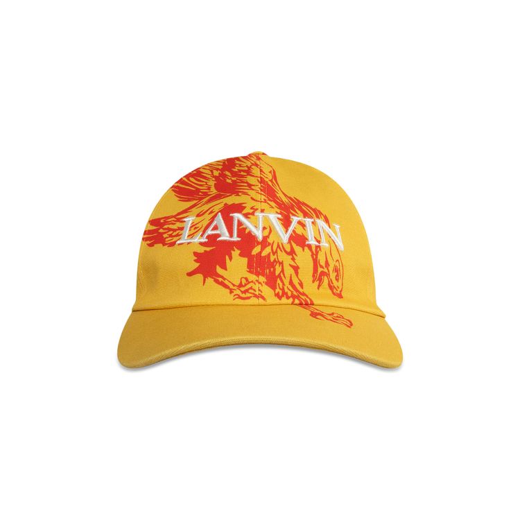 Buy Lanvin x Future Baseball Cap Eagle 'Corn/Bright Orange' - AM HAFQ02 ...