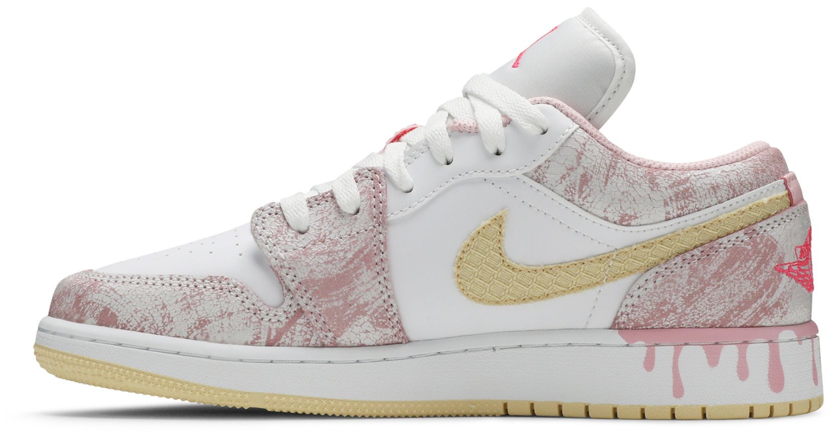 Buy Air Jordan 1 Low GS 'Strawberry Ice Cream' - CW7104 601 | GOAT