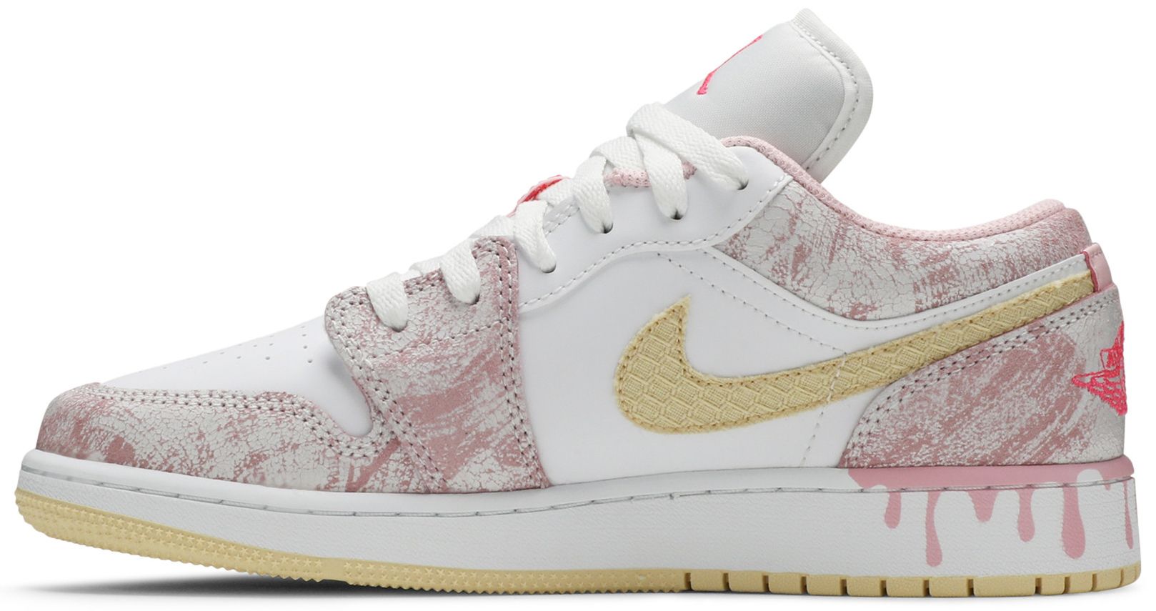Buy Air Jordan 1 Low GS 'Strawberry Ice Cream' - CW7104 601 | GOAT