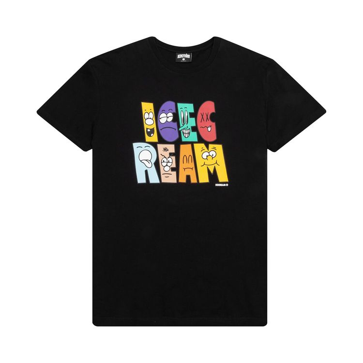 Buy Icecream Characters Short-Sleeve Tee 'Black' - 401 9204 BLAC | GOAT