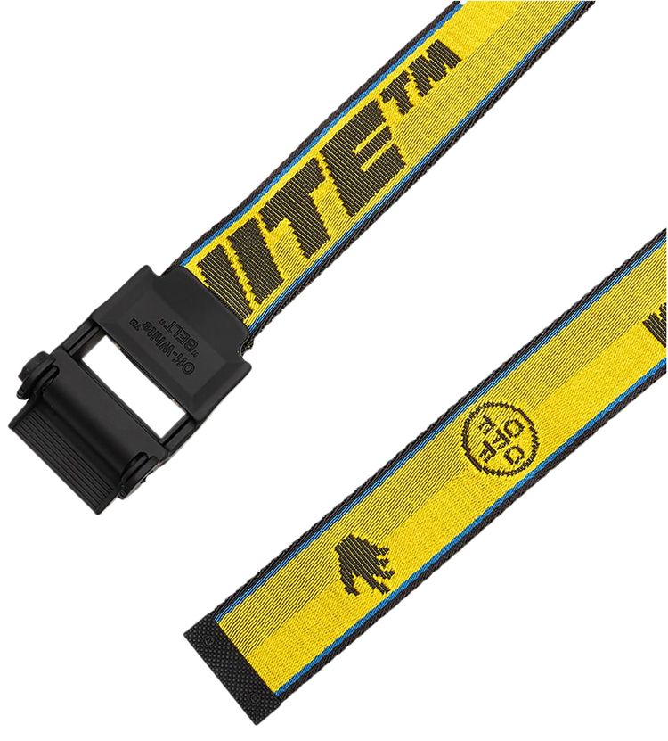 Buy Off-White Hybrid Industrial Belt 'Yellow/Black ...