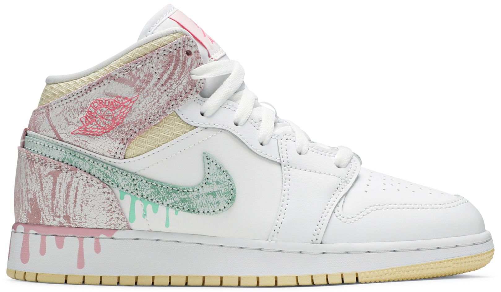 Buy Air Jordan 1 Mid SE GS 'Ice Cream' - DD1666 100 | GOAT