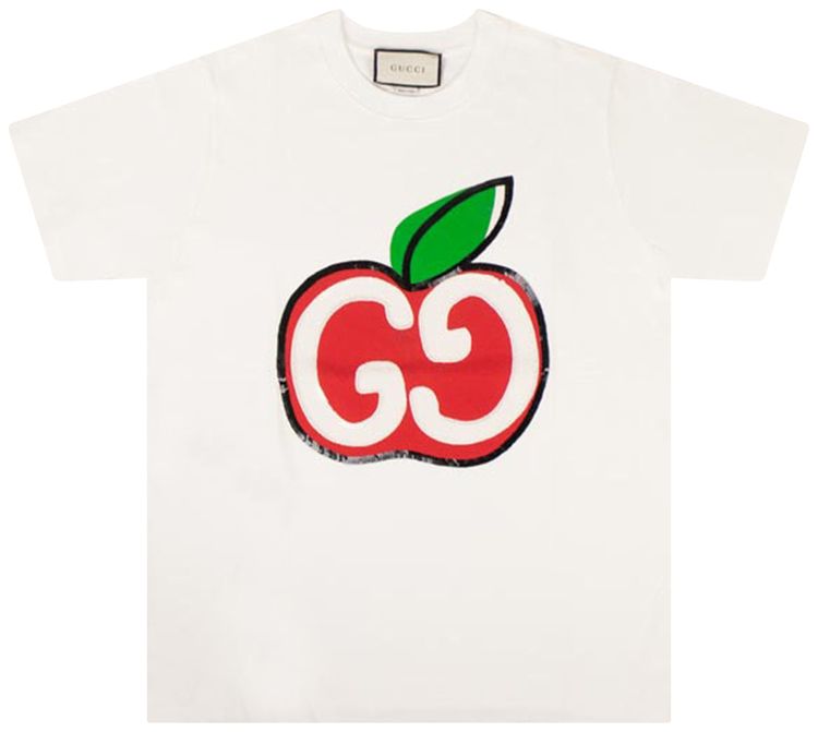Buy Gucci Cherry Logo T-Shirt 'Off White' - 580762 XJB7U 9381 | GOAT
