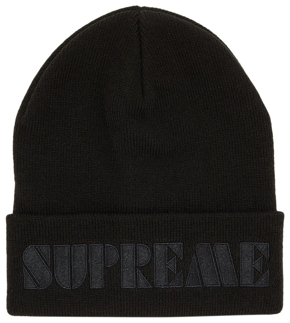 Buy Supreme Stencil Beanie 'Black' - SS24BN15 BLACK | GOAT