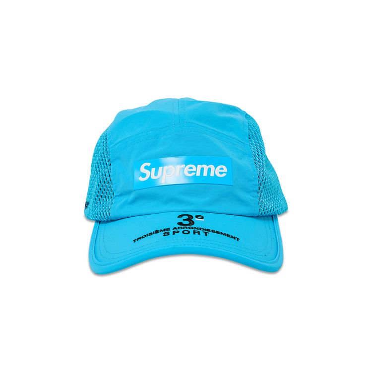 Buy Supreme Mesh Side Panel Camp Cap 'Cyan' - SS24H62 CYAN | GOAT