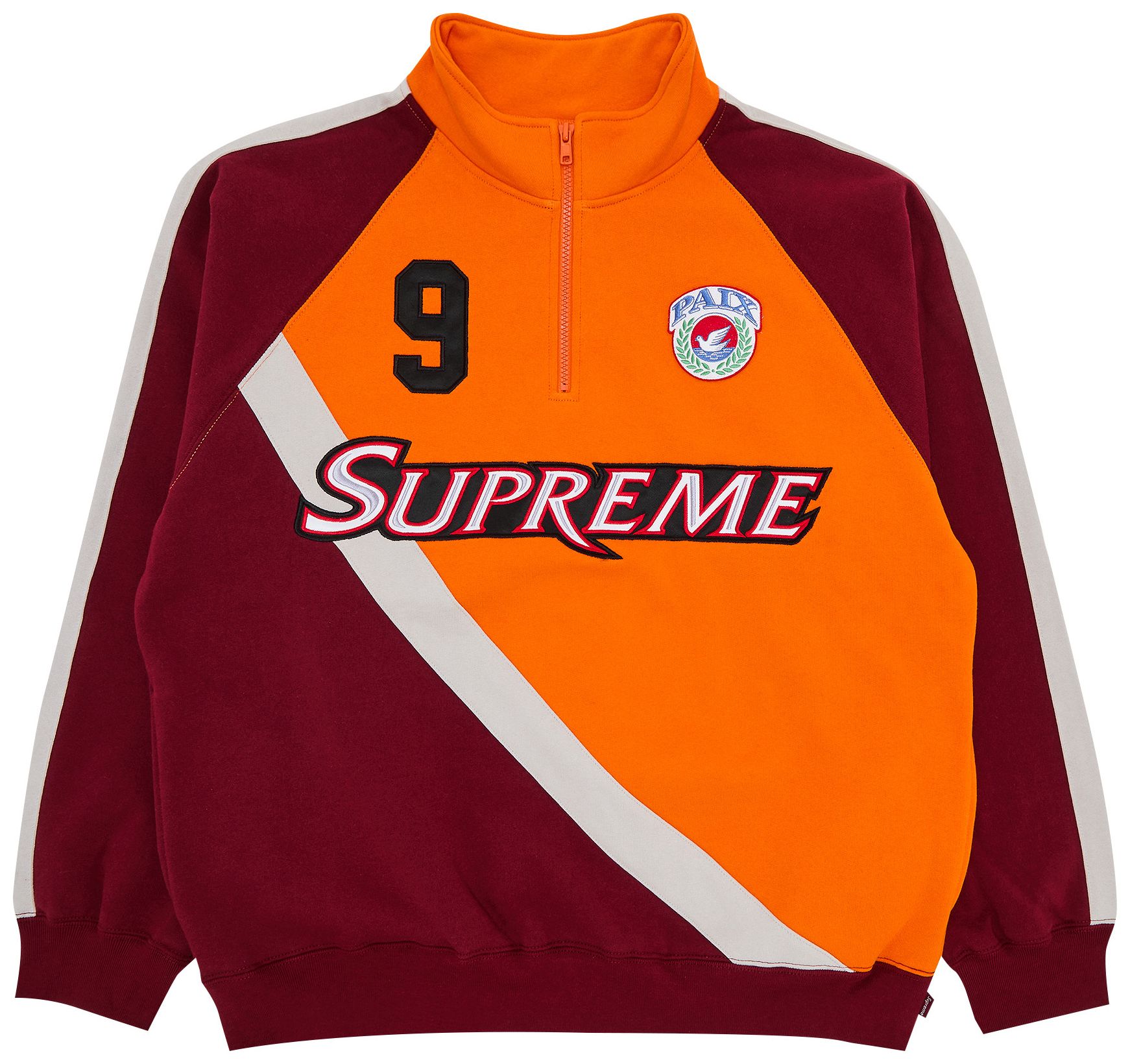 Buy Supreme Equipé Half Zip Sweatshirt 'Dark Orange' - SS24SW55 DARK ...