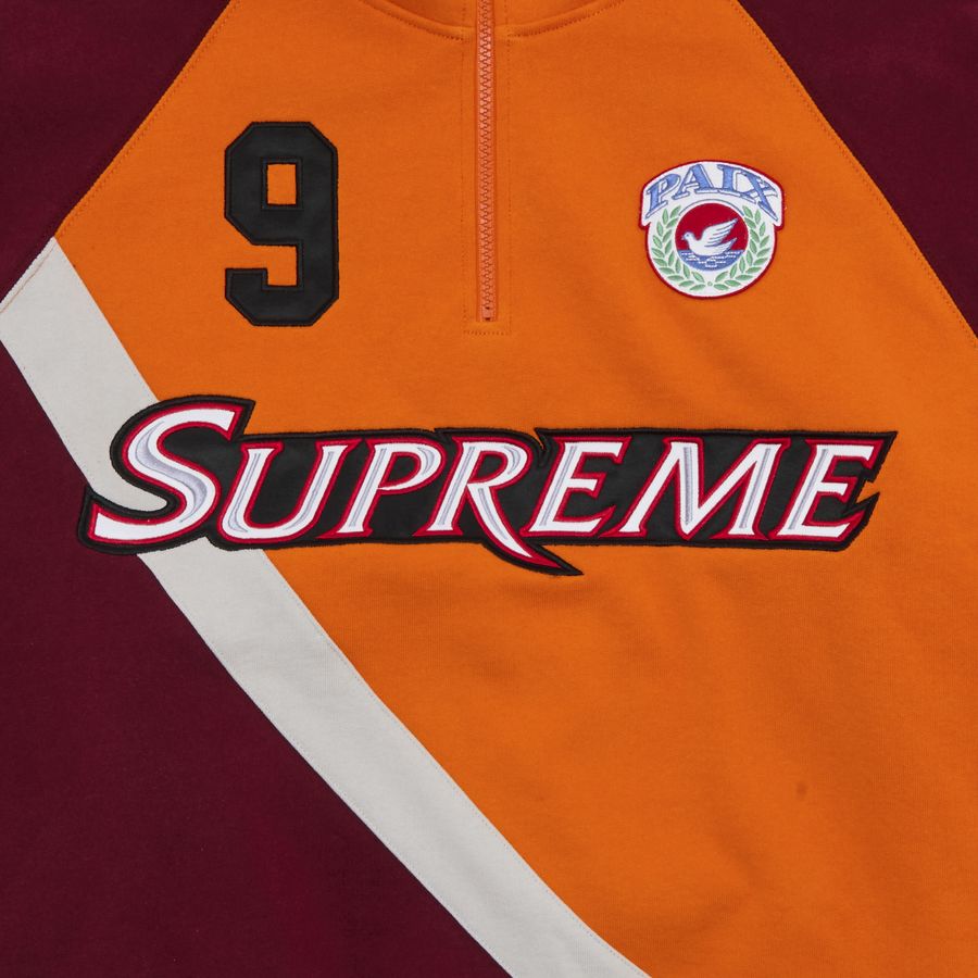 Buy Supreme Equipé Half Zip Sweatshirt 'Dark Orange' - SS24SW55 DARK ...