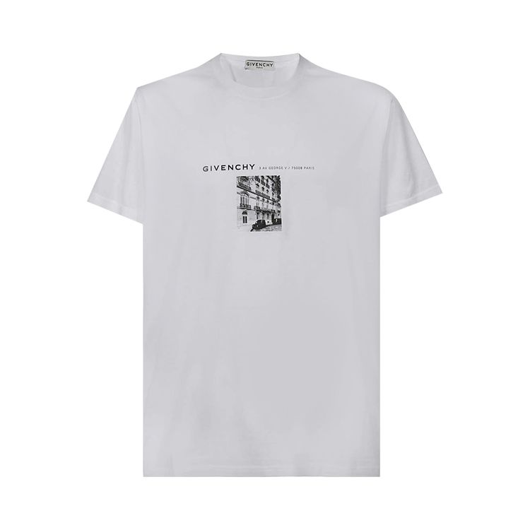 Buy Givenchy Logo T-Shirt 'White' - BM711M3002 100 | GOAT