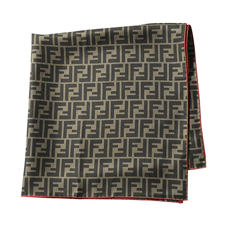 Buy Fendi FF Silk Scarf 'Foulard/Fragola' - FXT103 A6DO F0TZ5 | GOAT