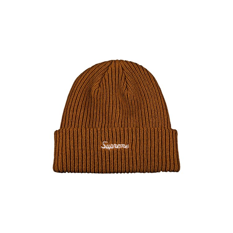 Buy Supreme Loose Gauge Beanie 'Tan' - SS21BN25 TAN | GOAT