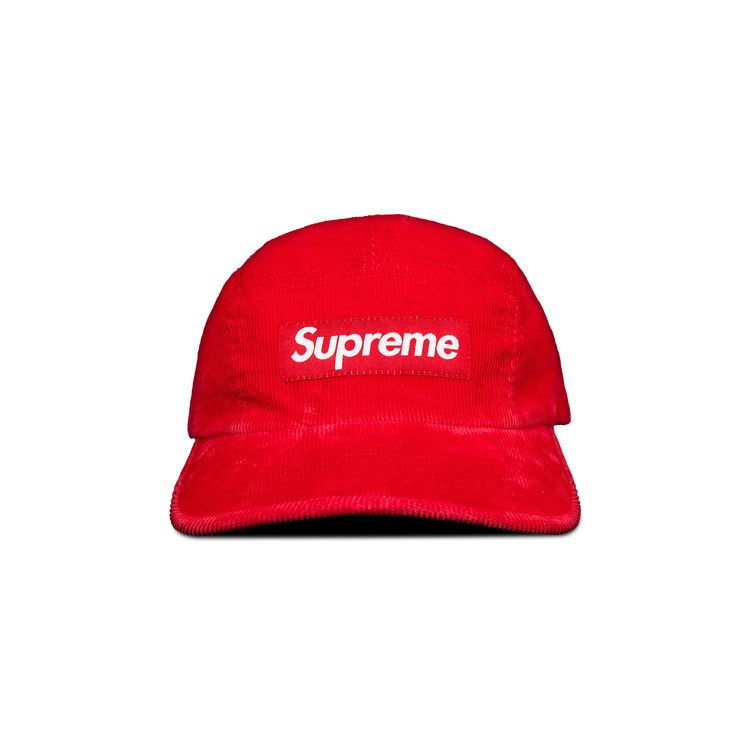 Buy Supreme Fine Wale Corduroy Camp Cap 'Red' - SS21H62 RED | GOAT