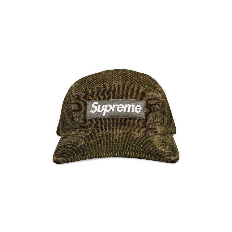 Buy Supreme Fine Wale Corduroy Camp Cap 'Olive' - SS21H62 OLIVE | GOAT UK