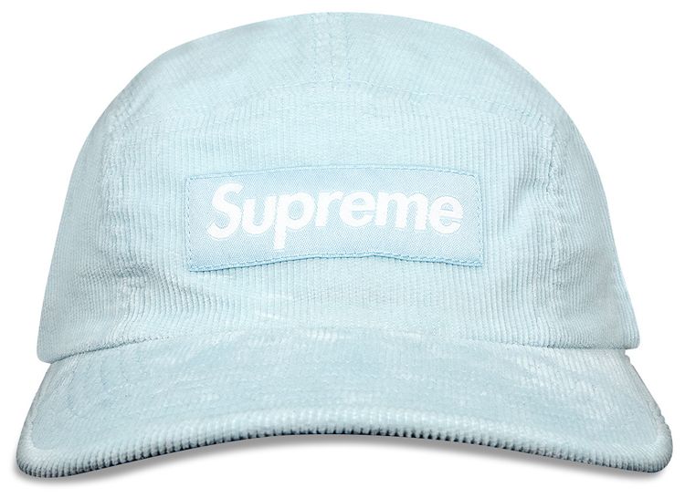 Buy Supreme Fine Wale Corduroy Camp Cap 'Light Blue' - SS21H62 LIGHT ...