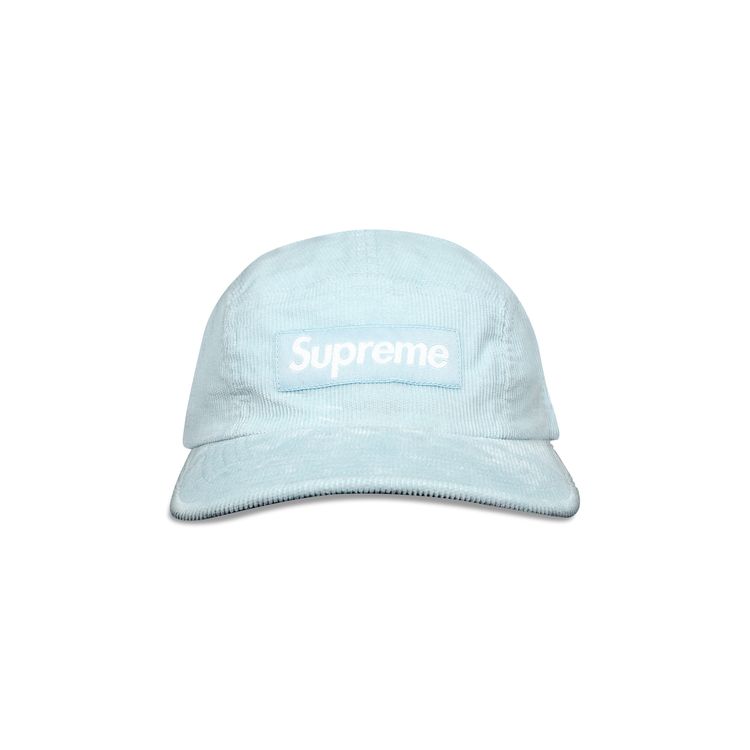 Buy Supreme Fine Wale Corduroy Camp Cap 'Light Blue' - SS21H62 LIGHT ...