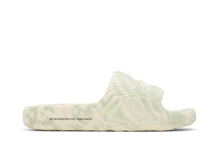 Buy Adidas Adilette 22 Slide 'Cream White Linen Green' - IG5917 | GOAT