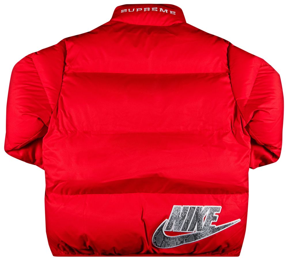 Buy Supreme x Nike Reversible Puffy Jacket 'Red' - SS21J8 RED | GOAT
