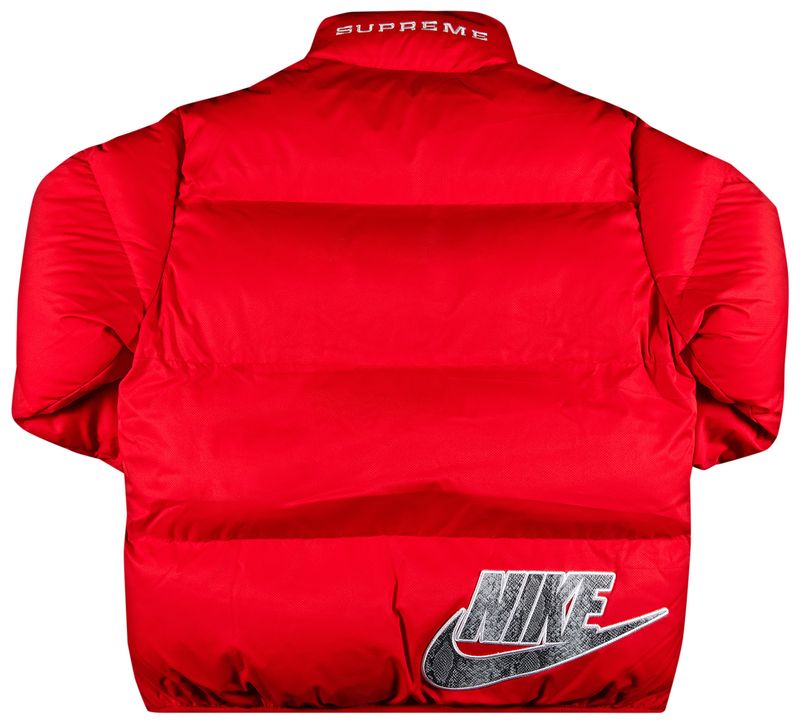 Buy Supreme x Nike Reversible Puffy Jacket 'Red' - SS21J8 RED | GOAT