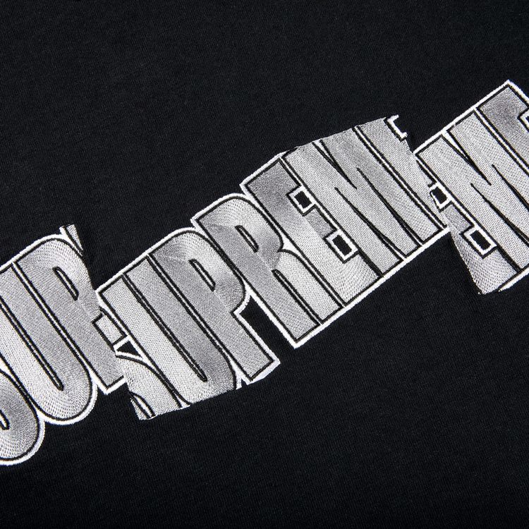Buy Supreme Cut Logo Short-Sleeve Top 'Black' - SS21KN67 BLACK | GOAT