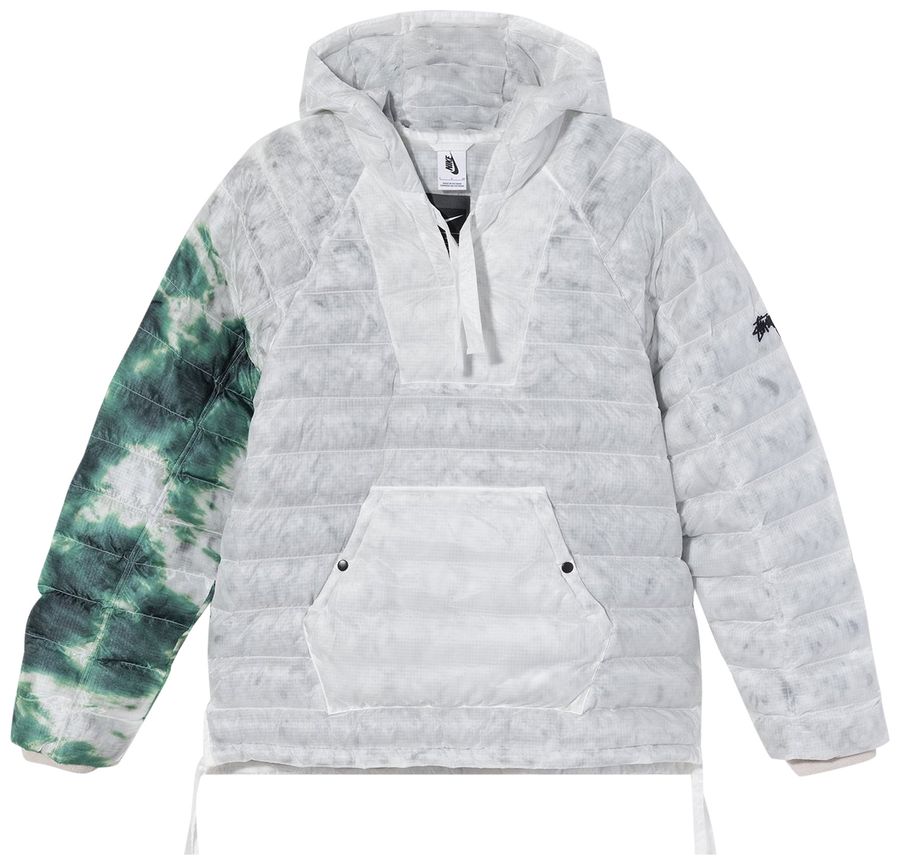 Buy Nike x Stussy Insulated Pullover Jacket 'White/Gorge Green ...