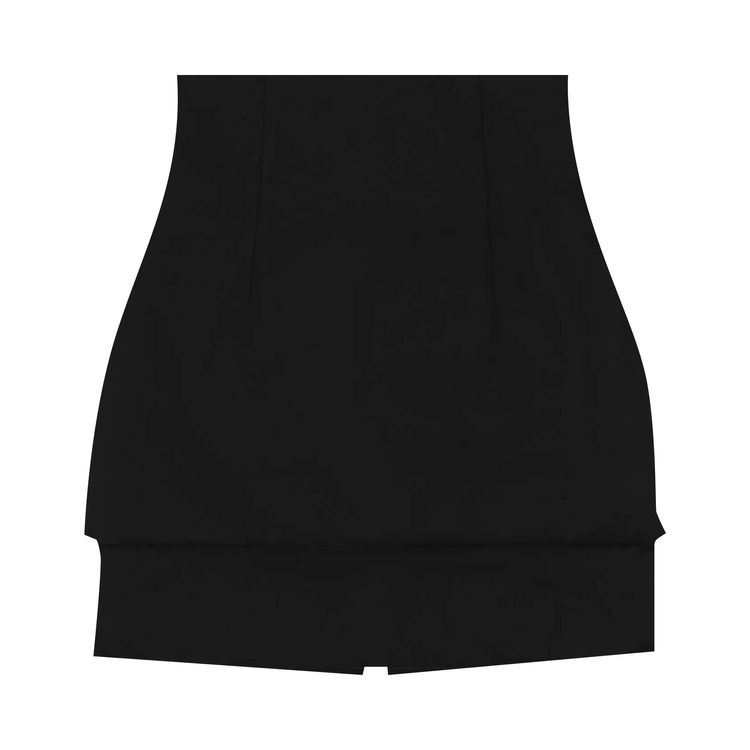 Buy 032C Two Button Plackets Short Skirt 'Black' - 0613 200000205TBPS ...