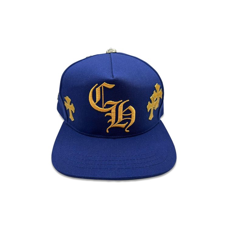 Buy Chrome Hearts Cross Patch Hat 'Blue/Yellow' - 1383 1SS240701CPH ...