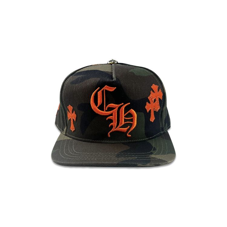 Buy Chrome Hearts Cross Patch Hat 'Camo/Orange' - 1383 1SS240701CPH ...