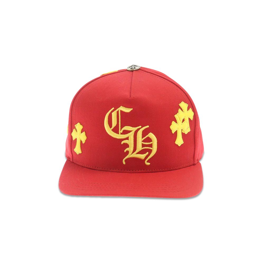 Buy Chrome Hearts Cross Patch Hat 'Red/Yellow' - 1383 1SS240701CPH RED ...