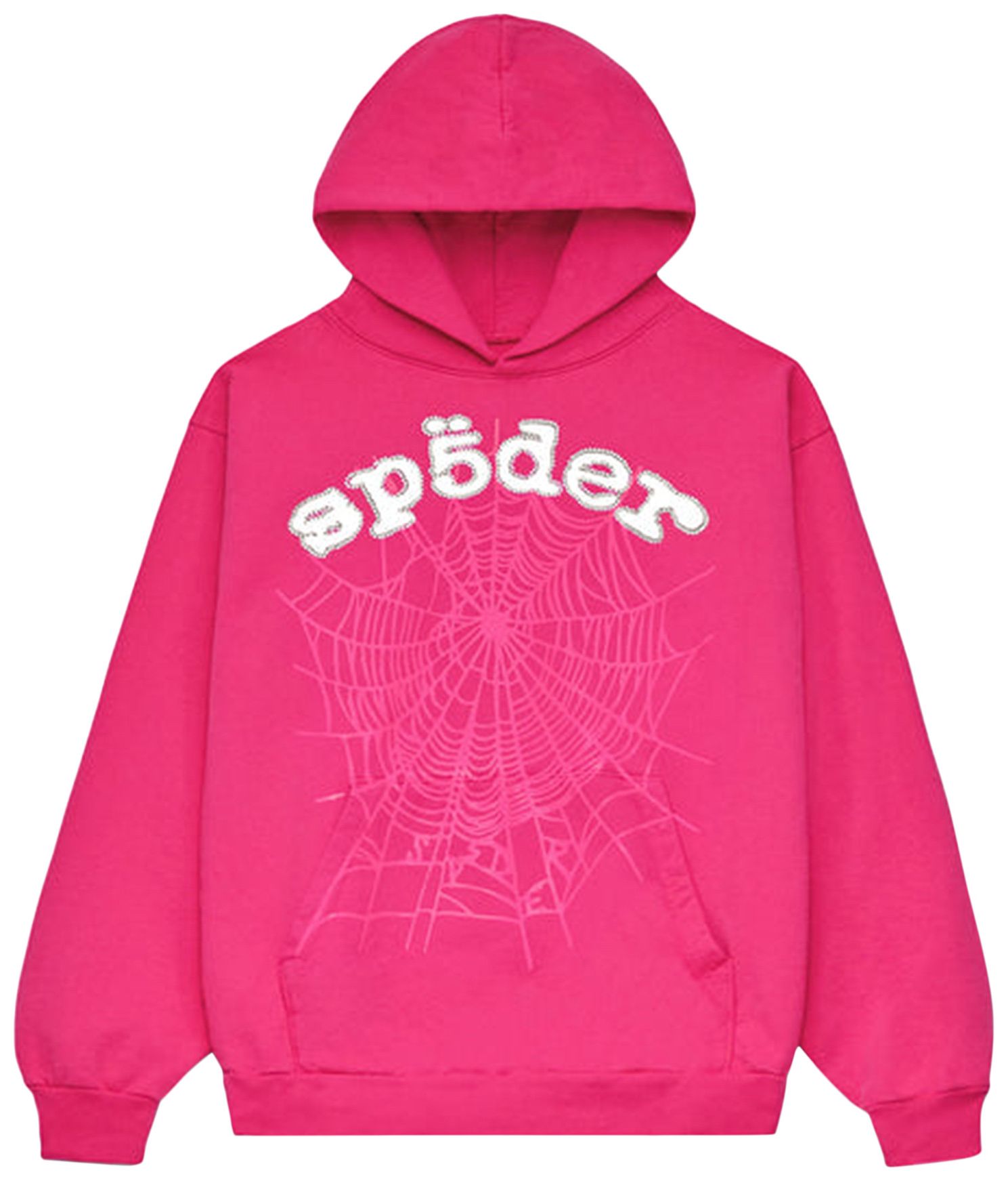 Buy Sp5der Legacy Hoodie 'Pink/White' - M01SS001W2PW | GOAT