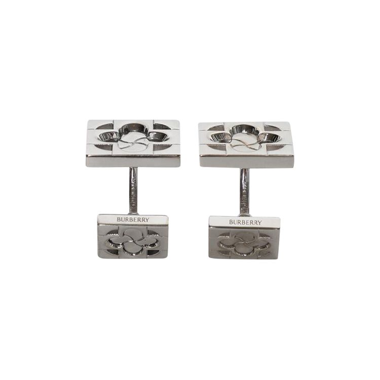 Buy Burberry Monogram Cufflinks 'Silver' - 8079694 | GOAT
