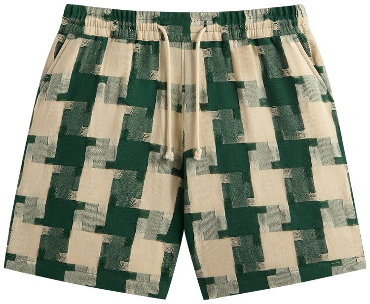 Buy Kith Jumbo Houndstooth Mason Short 'Conifer' - KHM060639 308 | GOAT