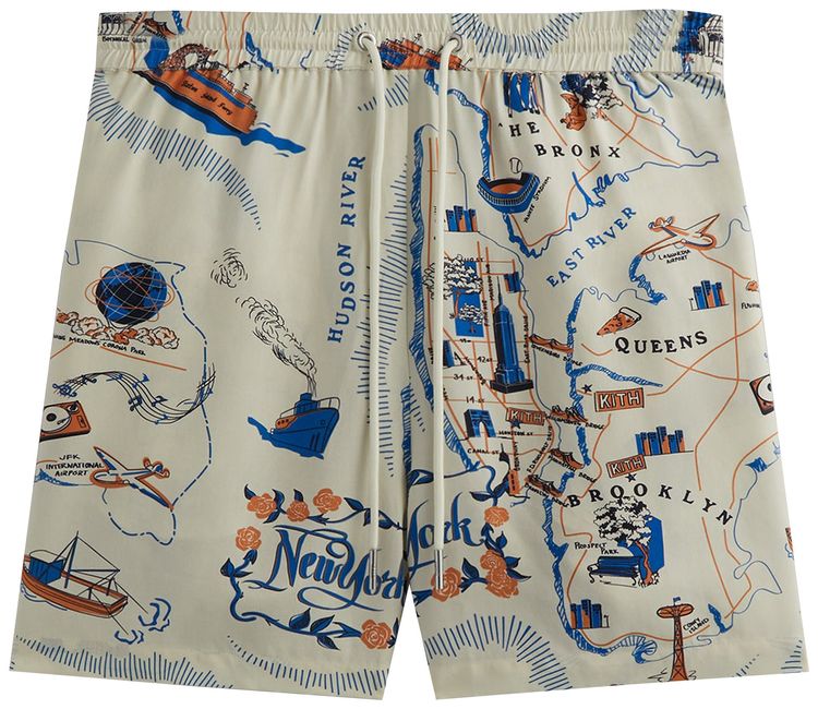 Buy Kith Nyc Active Short 'Sandrift' - KHM060648 104 | GOAT