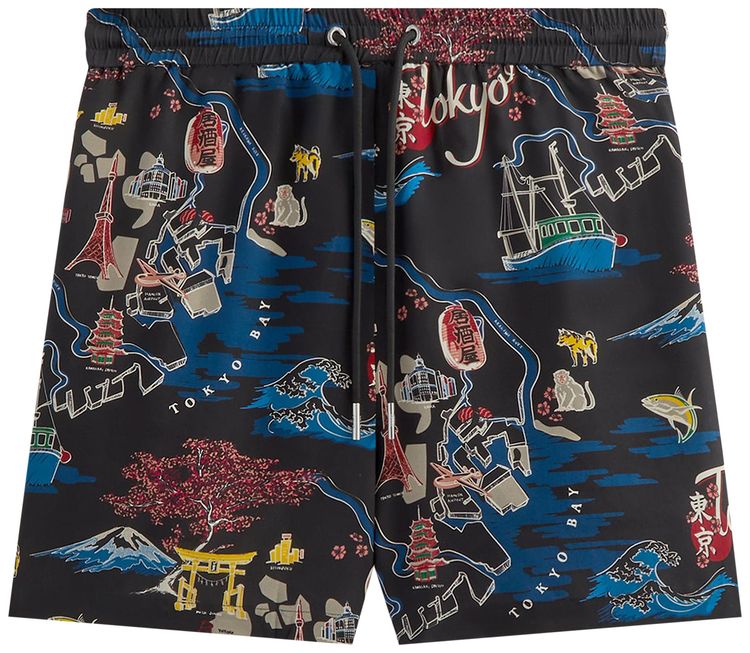 Buy Kith Tokyo Active Short 'Black' - KHM060650 001 | GOAT