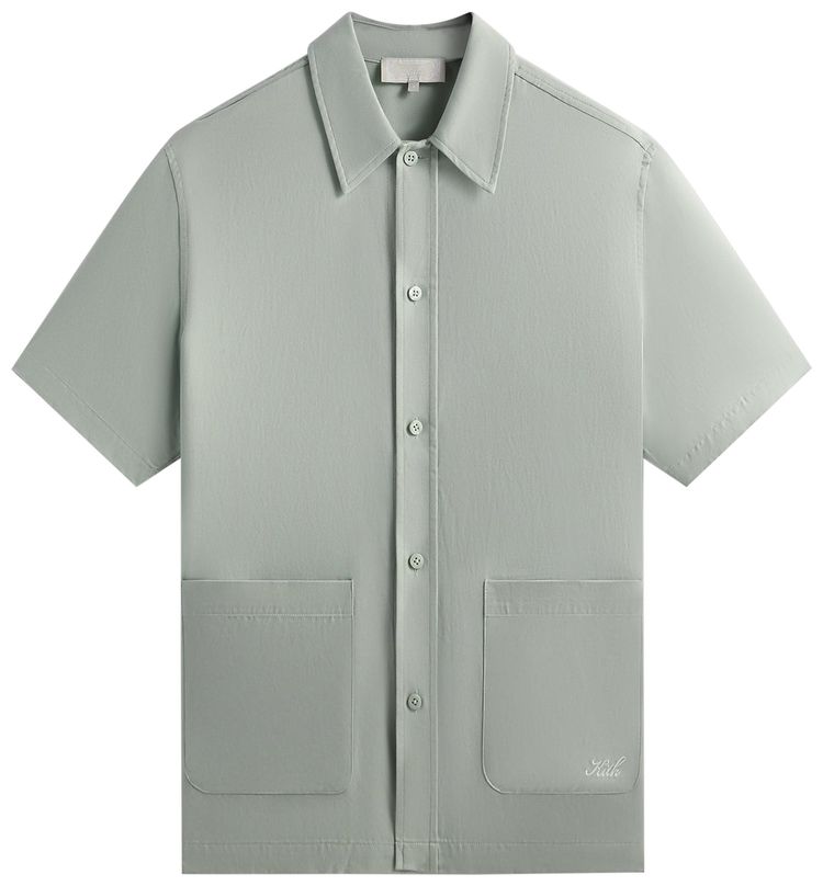 Buy Kith Boxy Collared Overshirt 'Brine' - KHM032012 5014 | GOAT