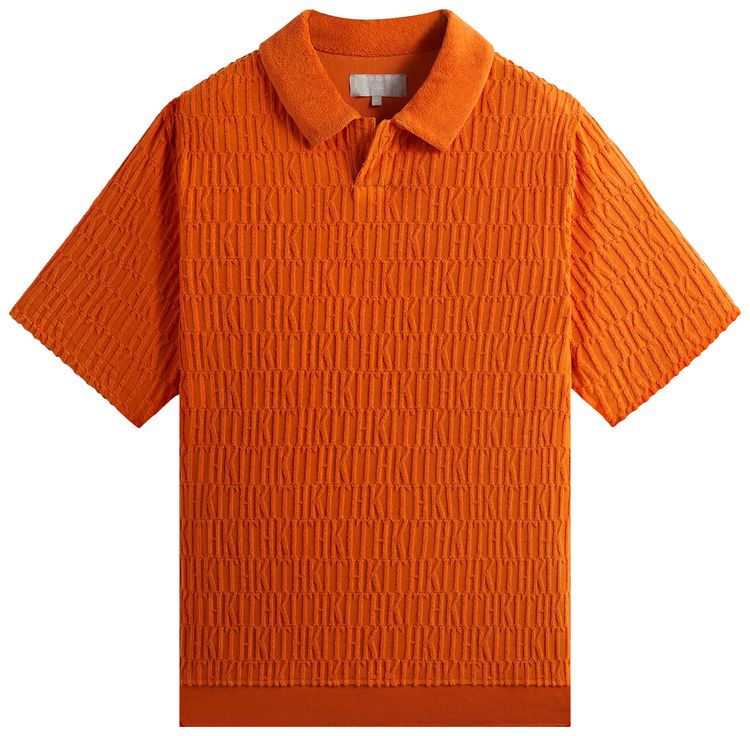 Buy Kith Monogram Leo Terry Polo 'Clementine' - KHM032033 841 | GOAT