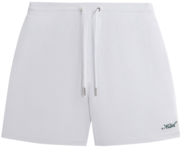 Buy Kith Micro Waffle Graham Short 'White' - KHM060583 101 | GOAT