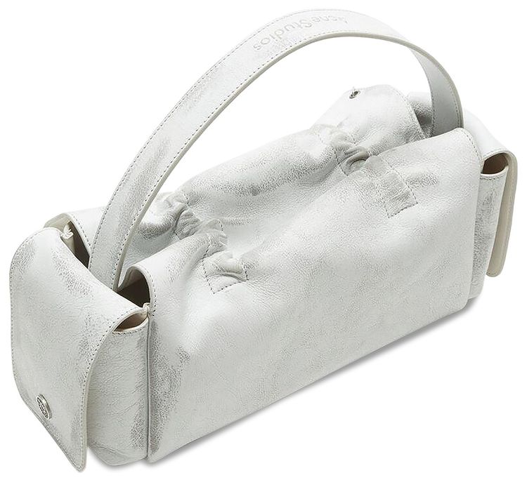 Buy Acne Studios Multipocket Bag 'White/Grey' - A10368 GOAT WHIT | GOAT