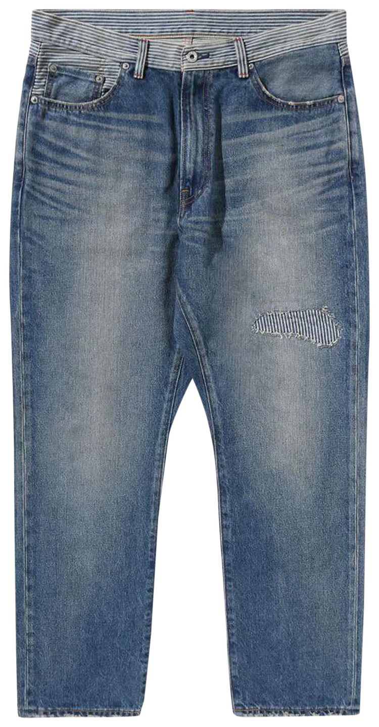 Buy BAPE x Sean Wotherspoon Crazy Denim Pants 'Indigo' - 1K23 150 902 ...