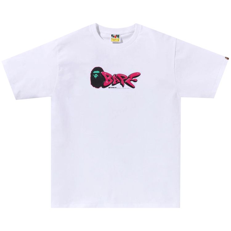 Buy BAPE 3D Art Bape Logo Tee 'White' - 1K30 110 348 WHITE | GOAT