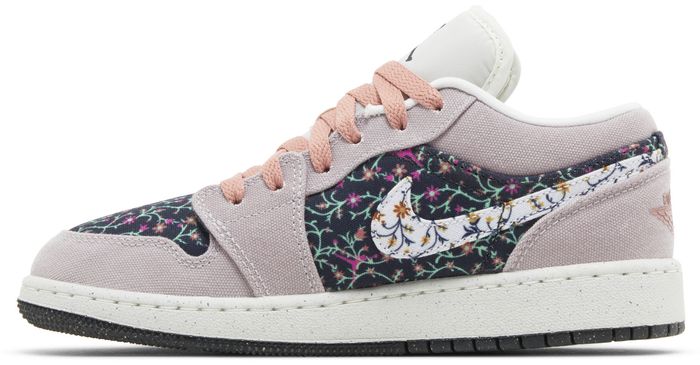 Buy Air Jordan 1 Low SE GS 'Floral' - FJ3445 001 | GOAT