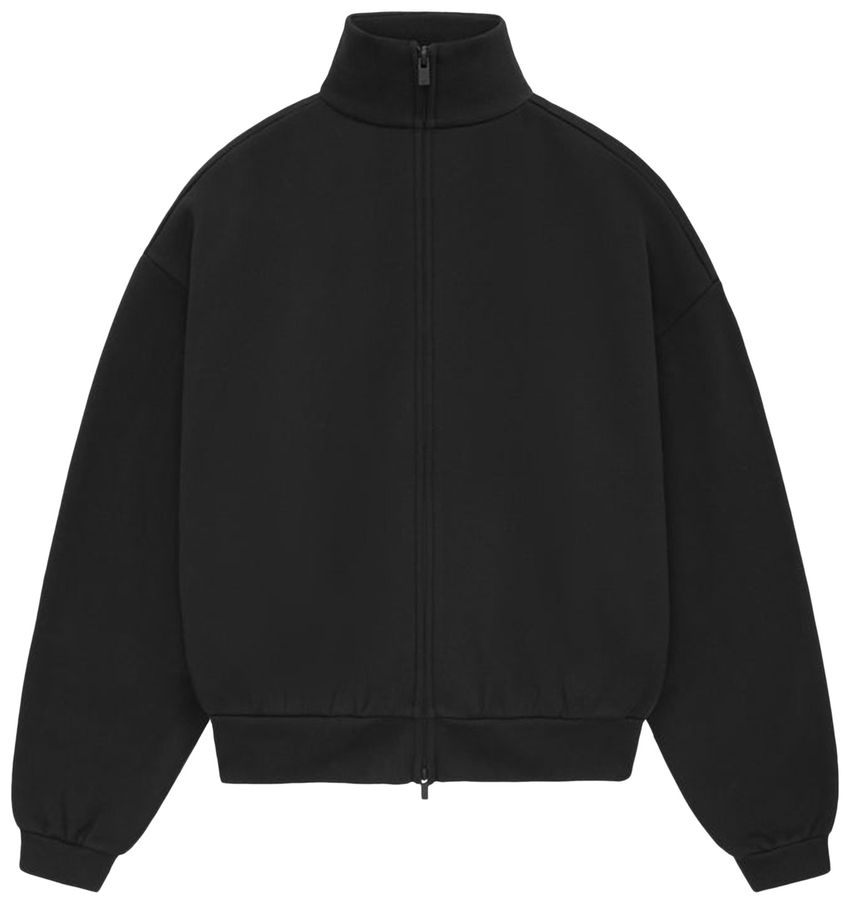 Buy Fear of God Essentials Zip Up Jacket 'Black' - 192SU245090FW | GOAT