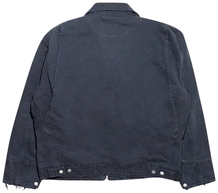 Buy Enfants Riches Déprimés Logo Distressed Work Jacket 'Faded Black ...