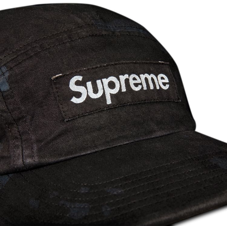 Buy Supreme Overdyed Camo Camp Cap 'Black' - SS21H13 BLACK | GOAT
