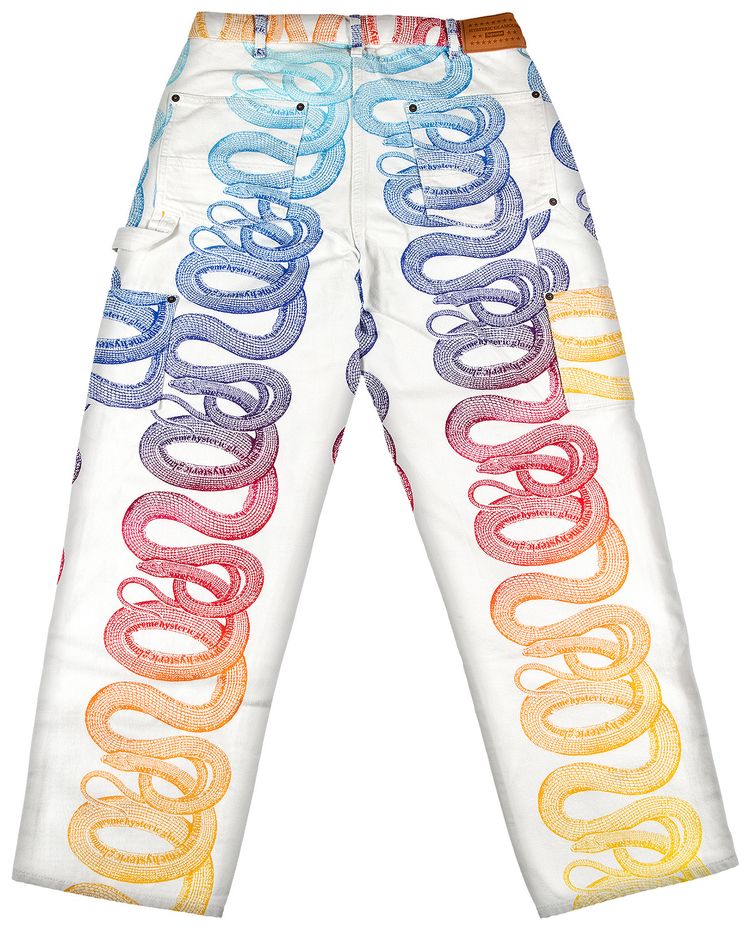 Buy Supreme x Hysteric Glamour Snake Double Knee Painter Pant 'White ...