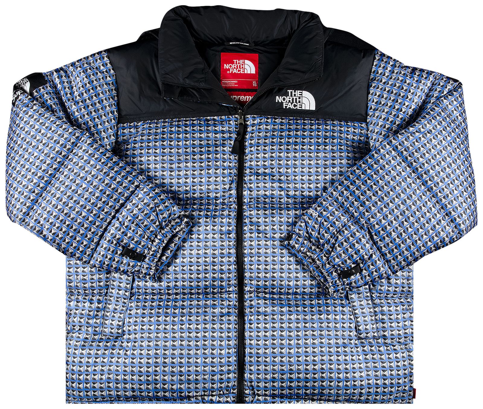Buy Supreme x The North Face Studded Nuptse Jacket 'Royal' - SS21J6 ...