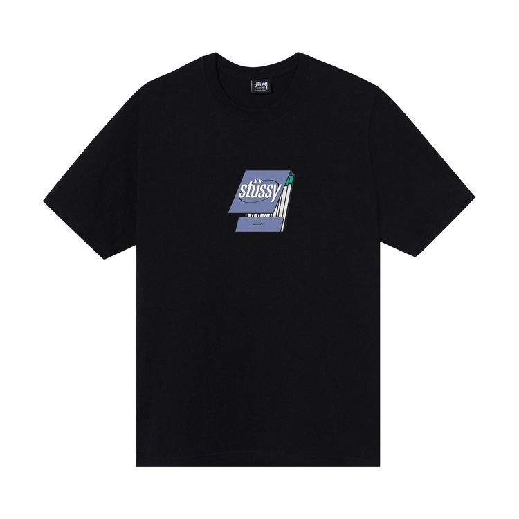 Buy Stussy Matchbook Tee 'Black' - 1904660 BLAC | GOAT