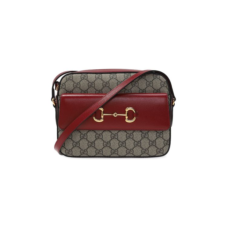 Buy Gucci Horsebit 1955 Small Shoulder Bag 'Beige/Red' - 645454 92TCG ...